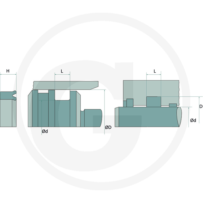 Symmetrische U-manchetten van TPU online bestelle