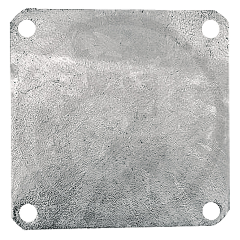 Blindflens voor mestafsluiter, verzinkt online bestelle